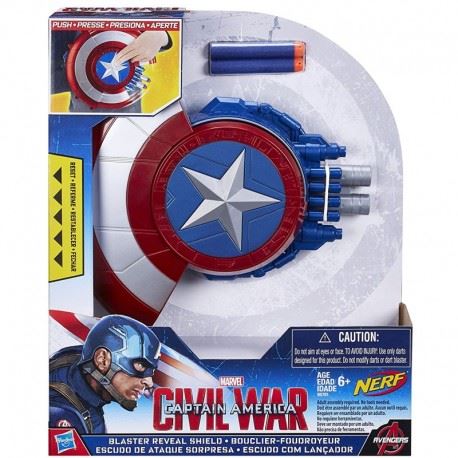 Avengers Cap, Blaster Reveal Shield - Toylandia Shop Online Giochi ...